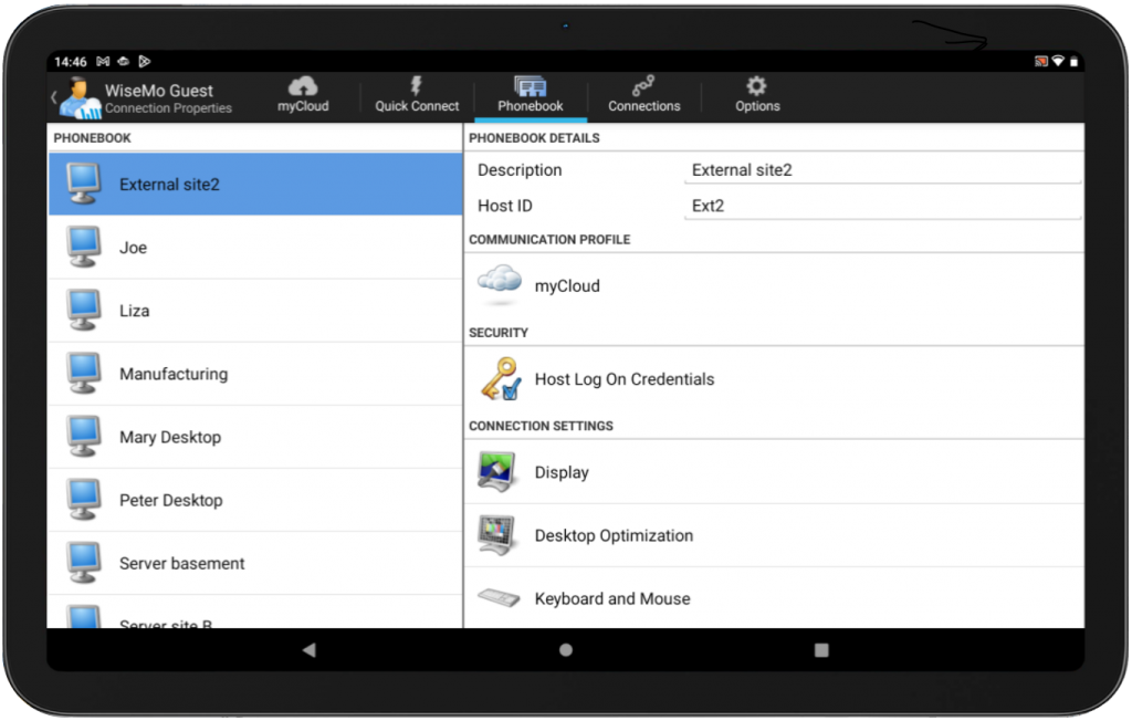 Remote control from Android Smartphone & Tablet | WiseMo