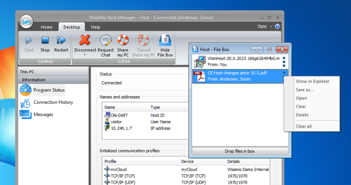 Remote control of Windows PC & Server | WiseMo