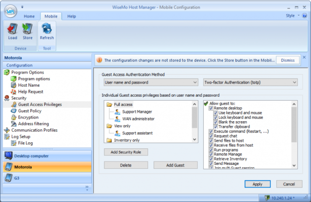 Remote control of Windows CE / Mobile | WiseMo