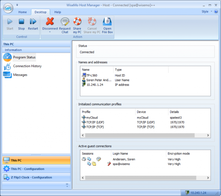 Remote control of Windows PC & Server | WiseMo