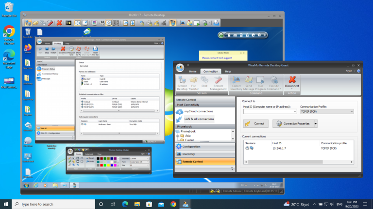 Remote control of Windows PC & Server | WiseMo